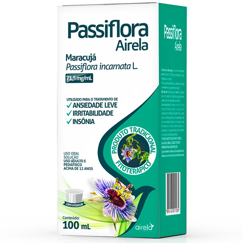 Passiflora 71,5mg/ml 100ml Solução Oral Maracujá Airela
