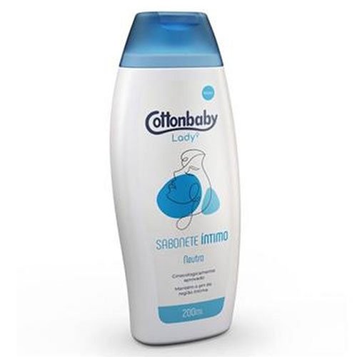 Sabonete Íntimo Líquido Neutro Cottonbaby 200ml
