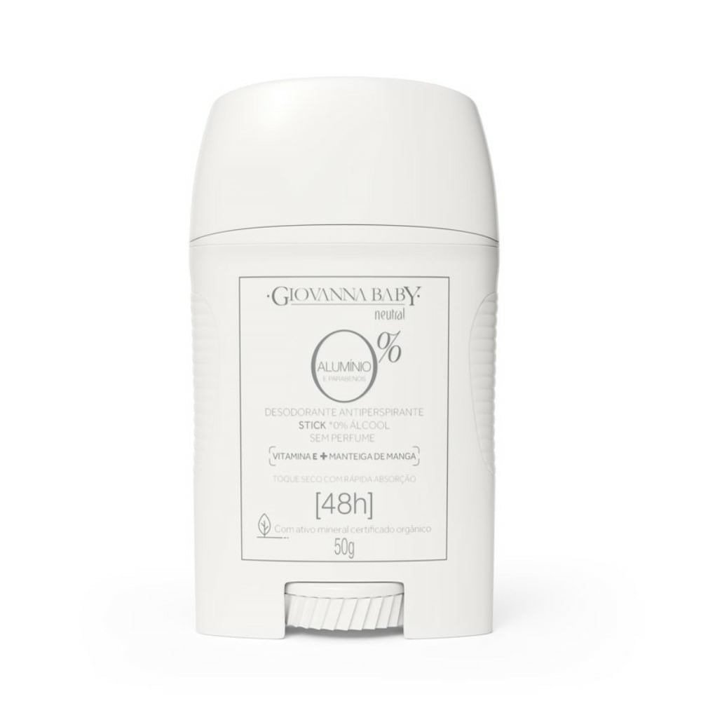 Desodorante Giovanna Baby Stick 0% Alumínio 50g