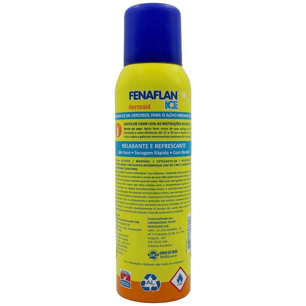 Fenaflan Ice Aerossol Spray 150ml Teuto