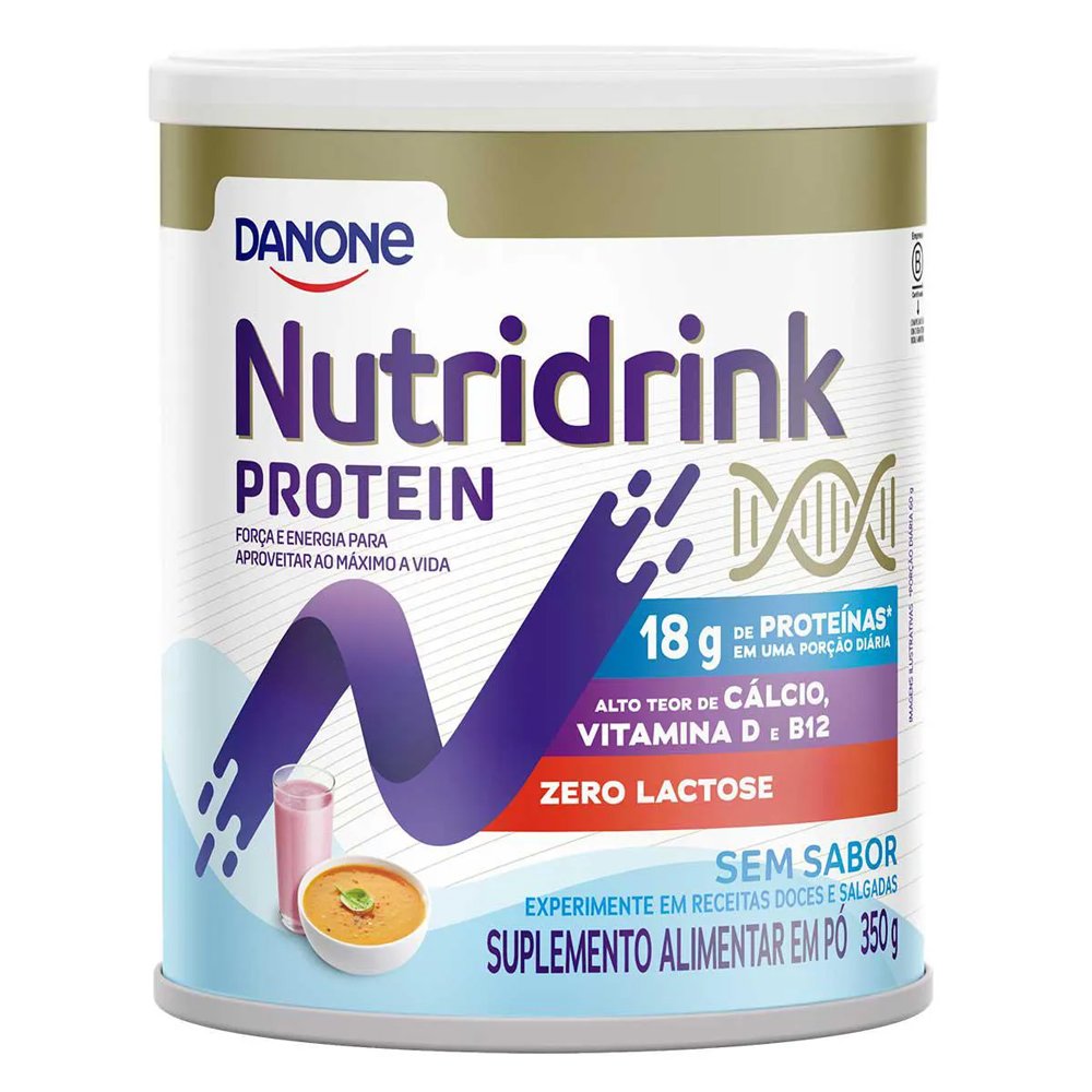 Suplemento Alimentar Danone Nutridrink Protein Sem Sabor 350g