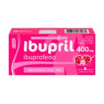 Ibupril Ibuprofeno 400mg 8 Cápsulas Gelatinosas Moles Teuto