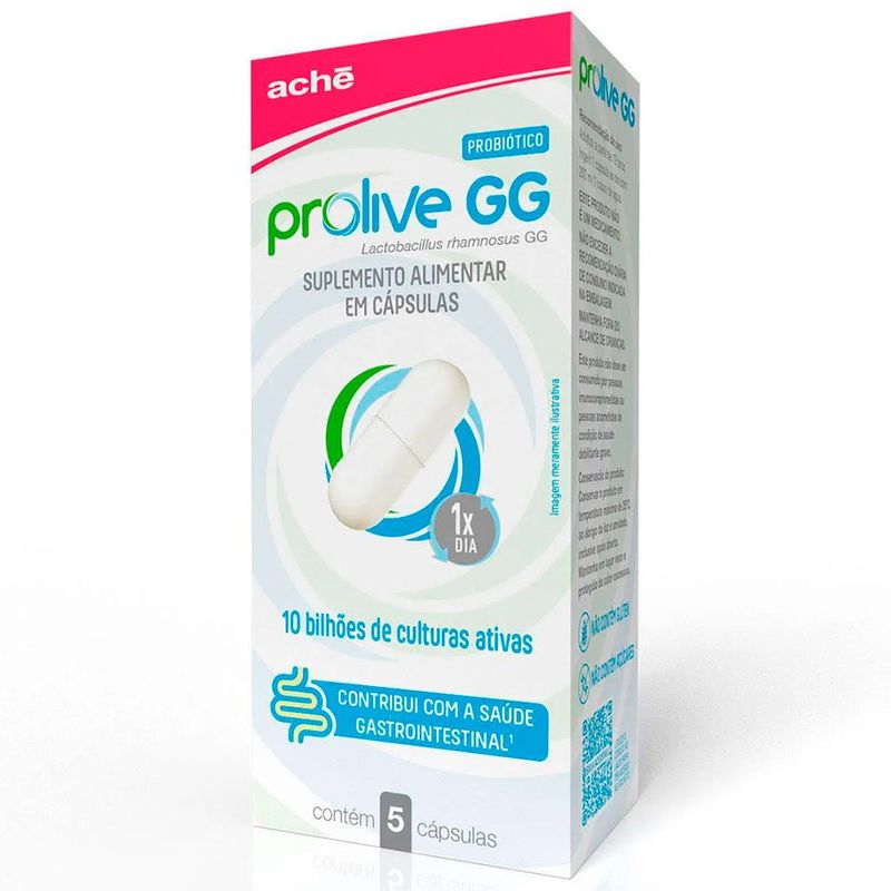 Prolive GG 10 Bilhões 5 Cápsulas Suplemento Alimentar Aché