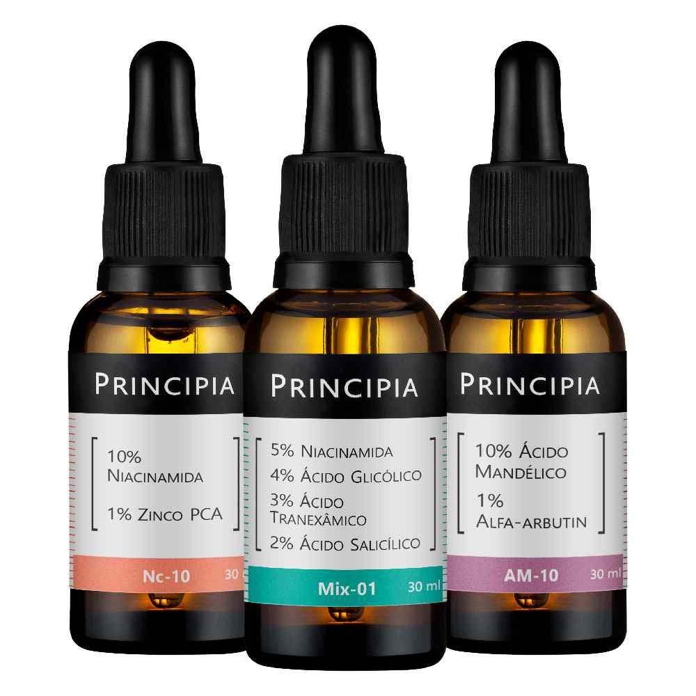 kit Trio Antiacne Sérum NC-10 + Mix-01 + AM-10 Principia