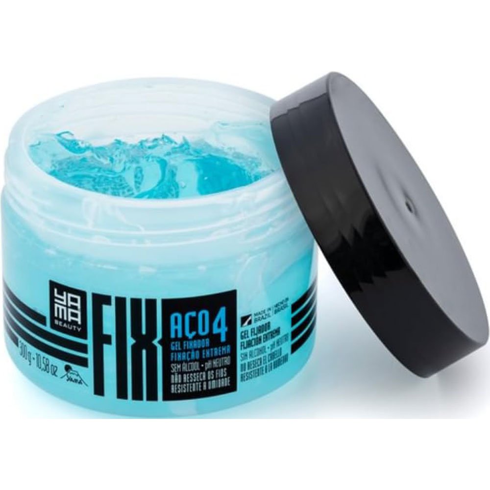 Gel Fixador Capilar Yamá Beauty Fix Aço 4 Fixação Extrema 300g