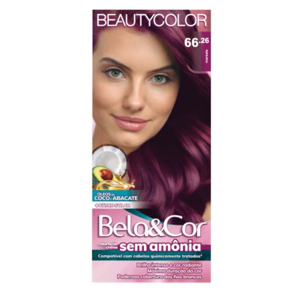 Tintura Para Cabelo Marsala 66.26 Beauty Color | Bemol Farma