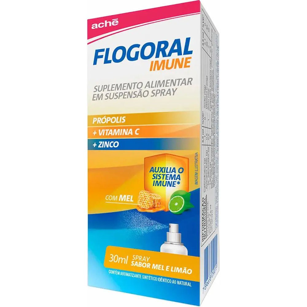 Flogoral Imune 30ml Suplemento Alimentar Supensão Oral Própolis ...