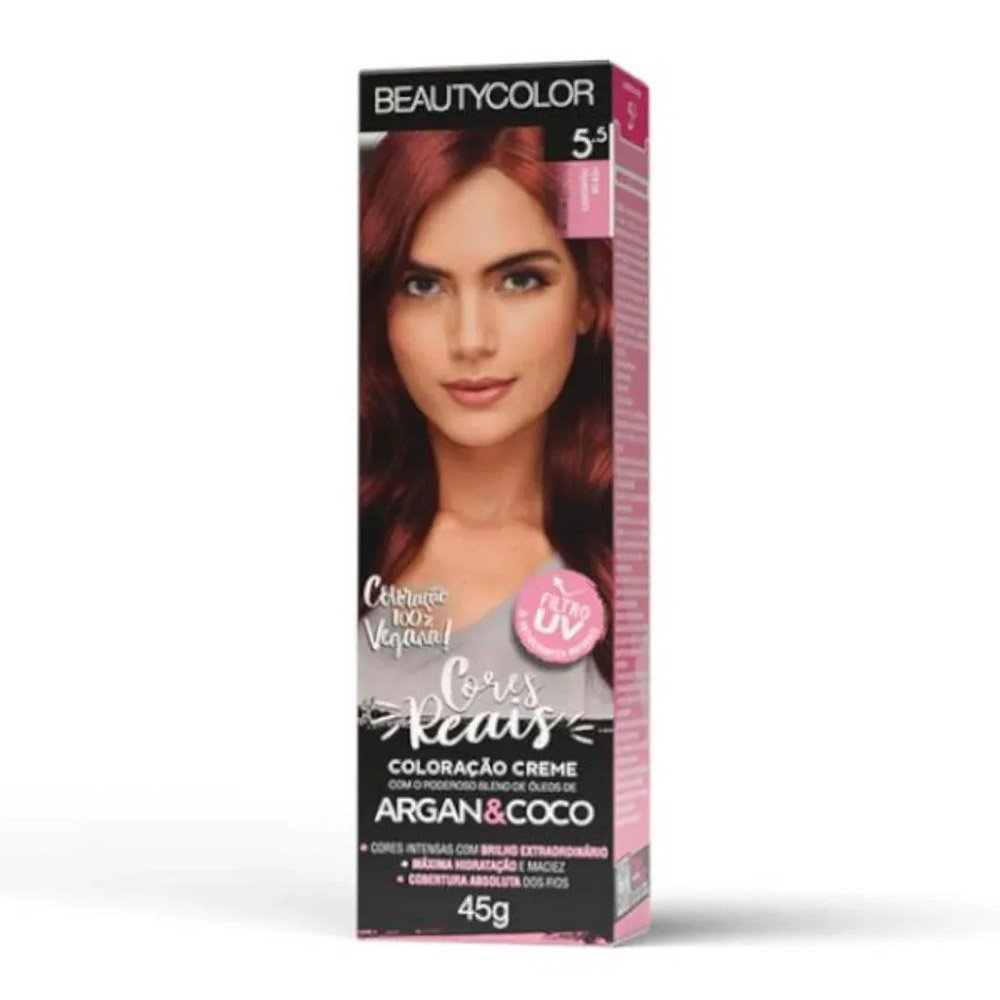 Coloração Beauty Ind 5.5 Castanho Acaju