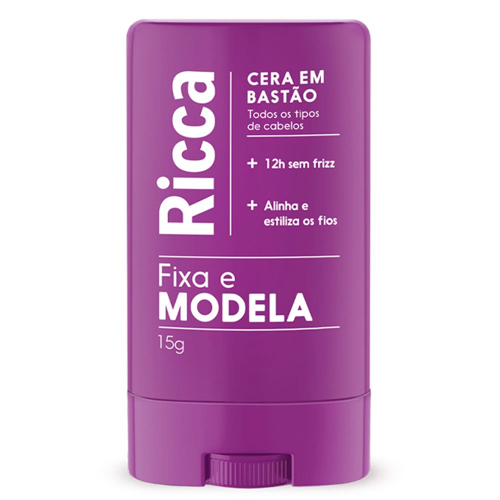 Cera em Bastão Ricca Fixa e Modela 15g