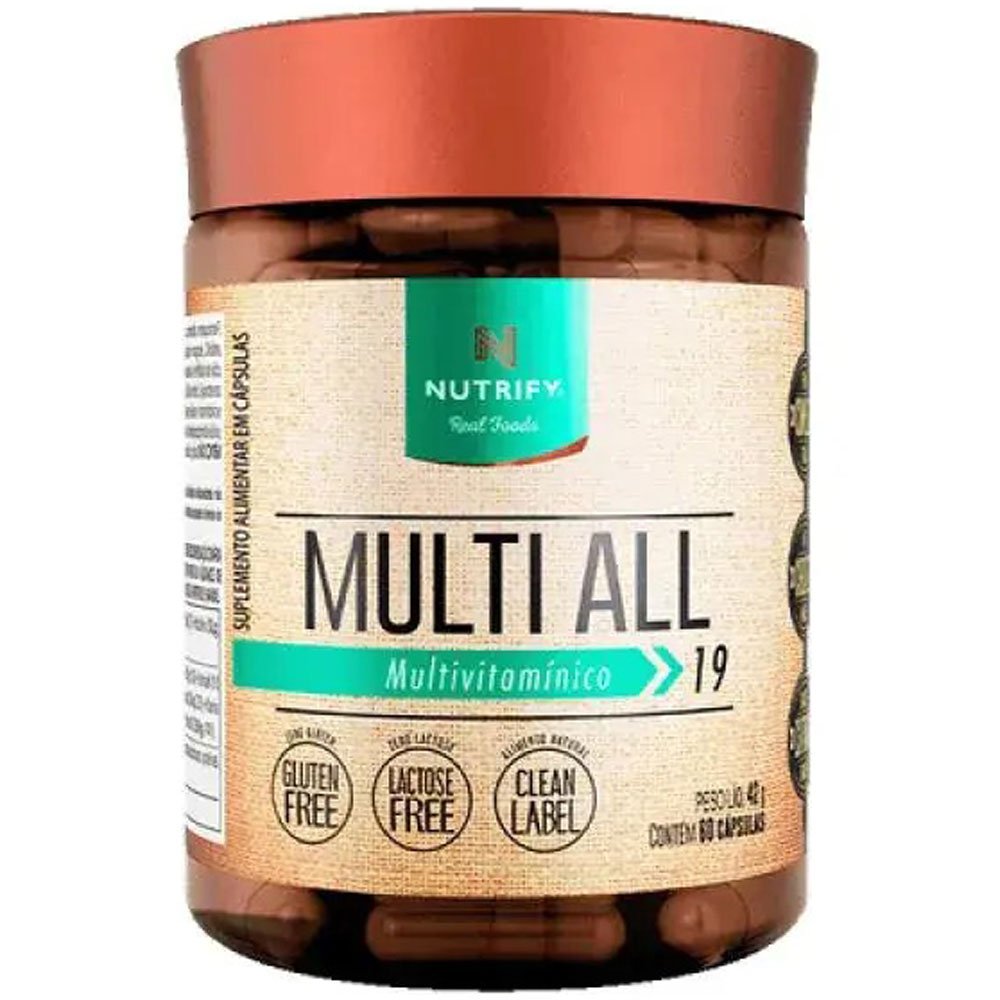 Multivitamínico Multi All Nutrify 60 Cápsulas