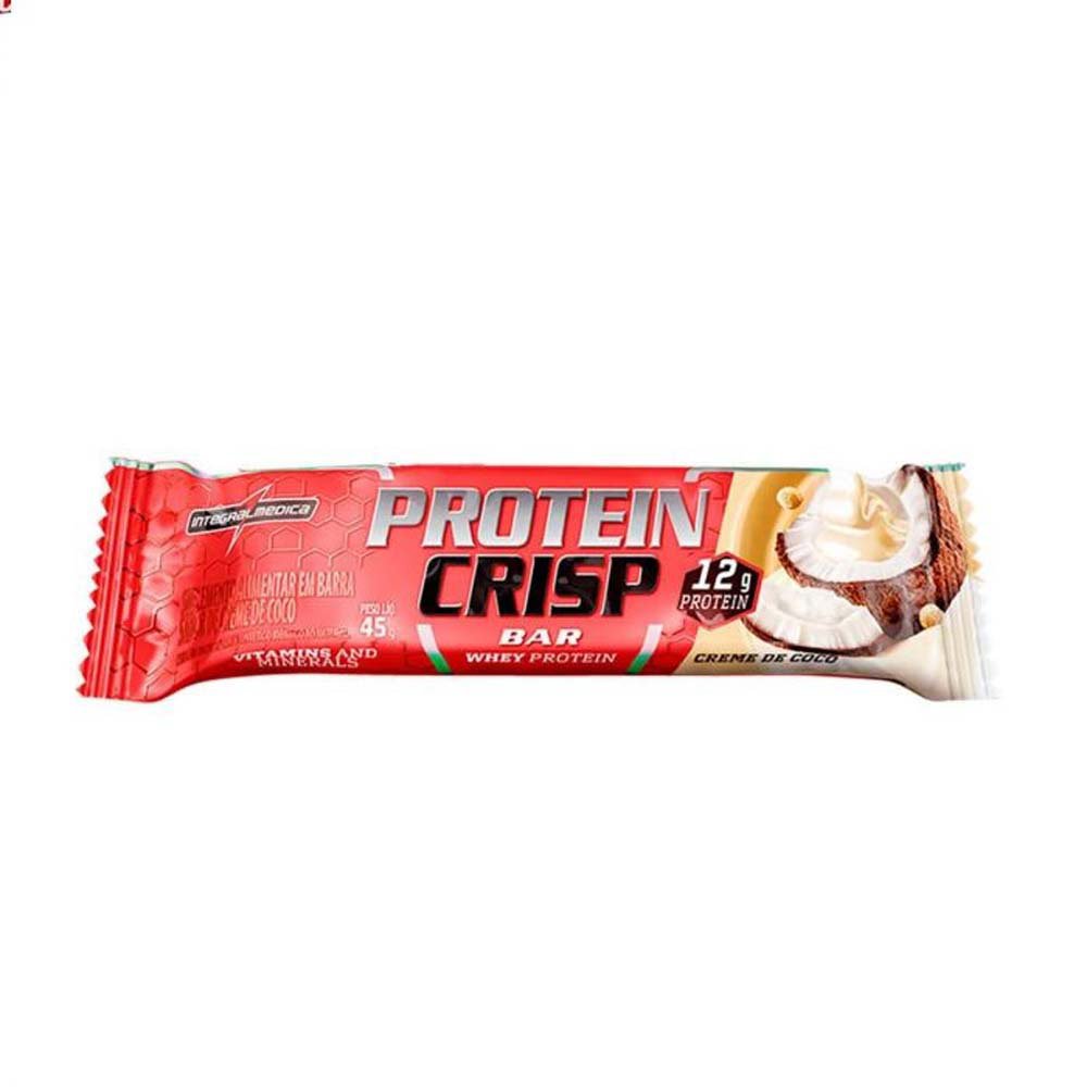 Barra De Proteína Whey Integralmedica Protein Crisp Bar Creme de Coco 45g