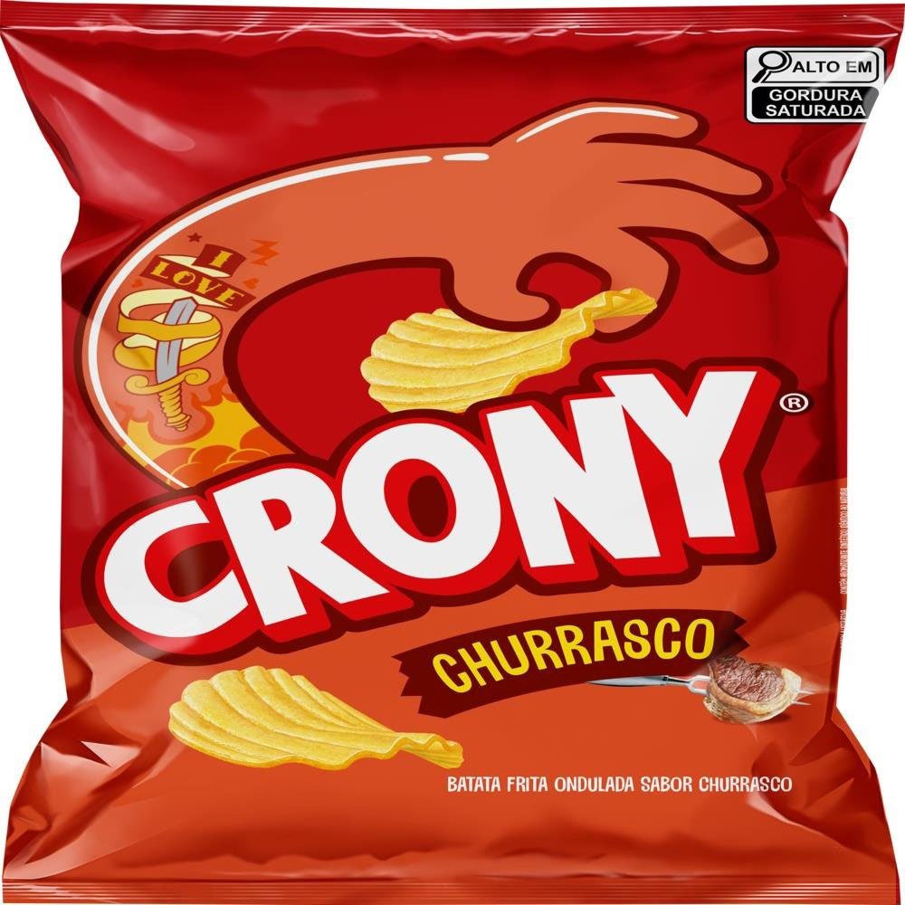 Batata Ondulda Crony Churrasco 76g
