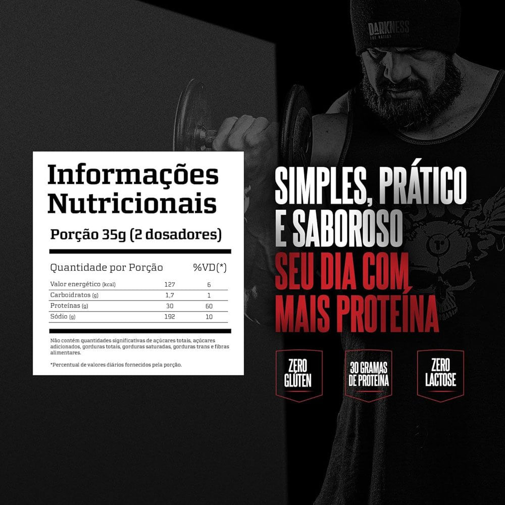 Carnibol Proteína Ultra Concentrada Darkness Sabor Salted Caramel 900g
