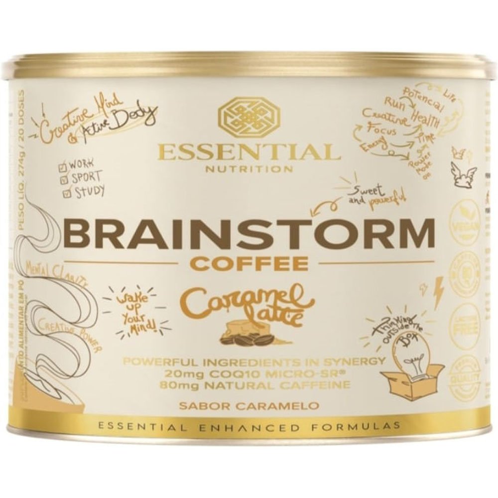 Brainstorm Coffee Essential Nutrition Caramelo 274g