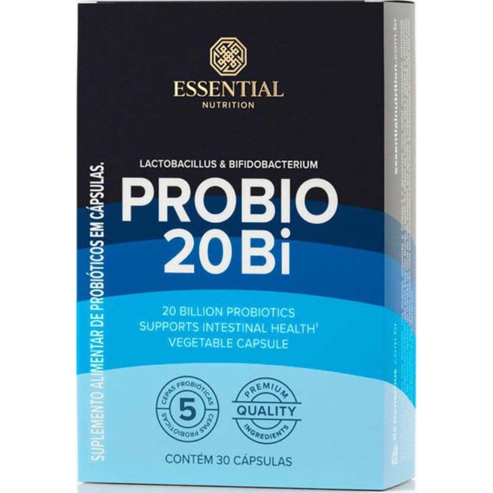 Probiótico 20BI Essential Nutrition 30 Cápsulas