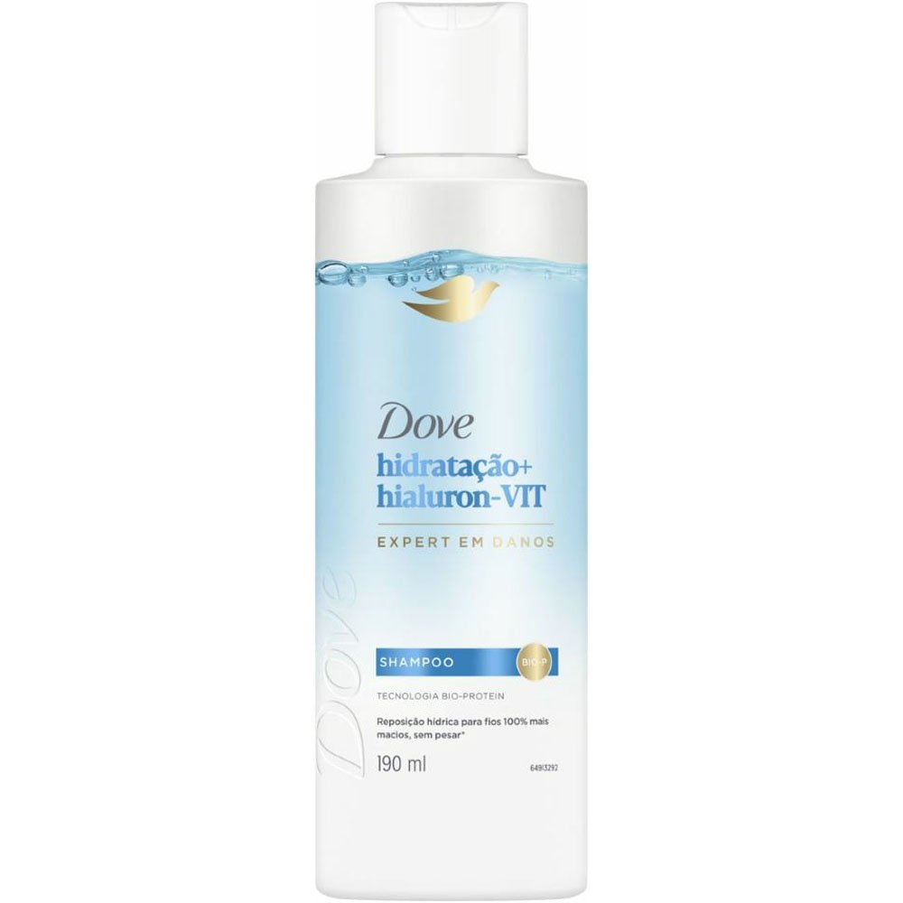 Shampoo Dove Hidratação + Hialuron-VIT 190ml
