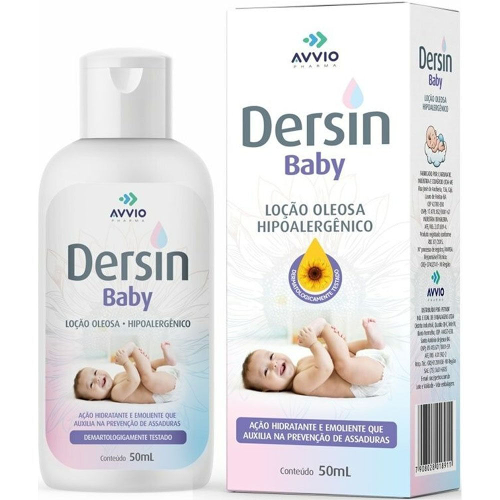 Loção Oleosa Dersin Baby Avvio 50ml