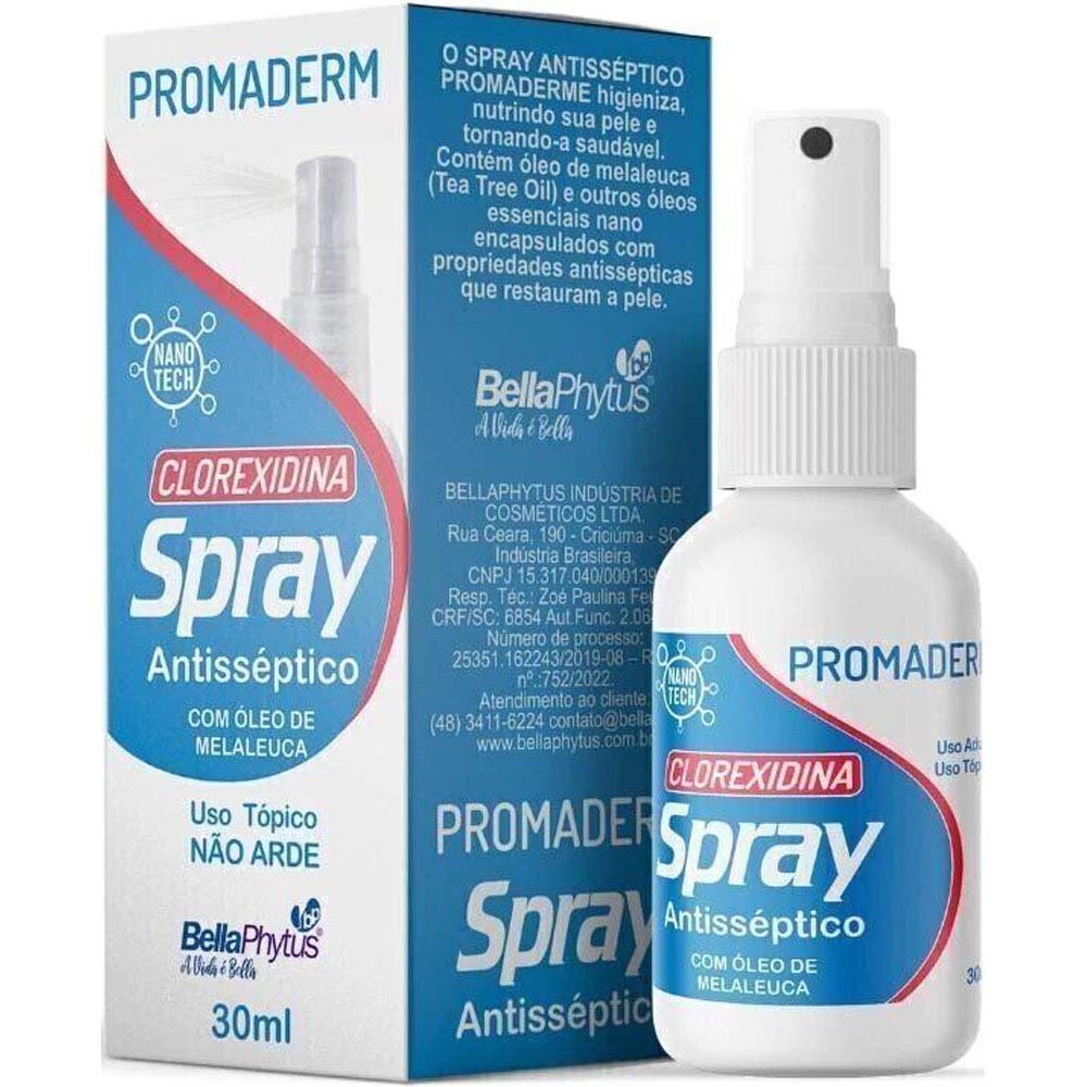 Spray Antisséptico Clorexidina 30ml BellaPhytus | Bemol Farma